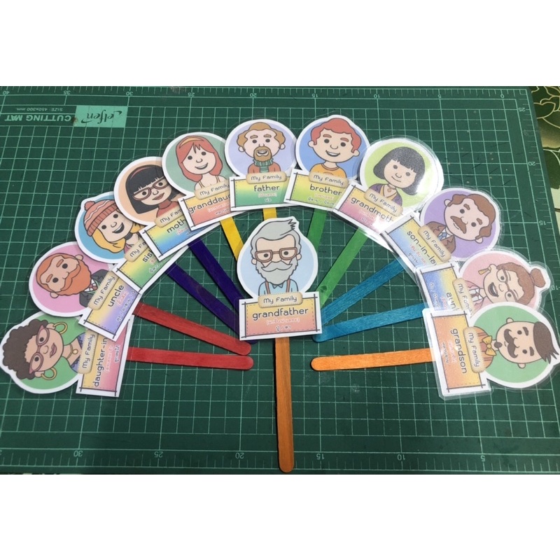 ครอบครัวของฉัน สื่อการเรียนการสอน สื่อทำมือ Shopee Thailand 