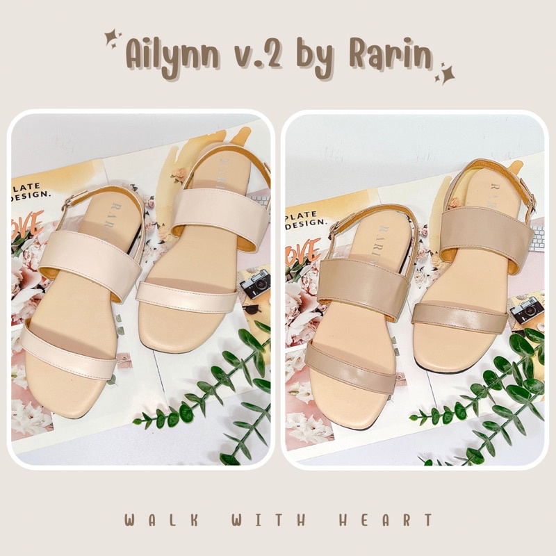 Ailynn v.2 รองเท้าแตะรัดข้อ งานพรีเมี่ยม พื้นนุ่มสบาย ไซส์ปกติ ...