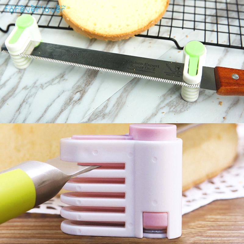 â €â ƒâœ¨ 2 Pcs Cake Slicing Leveler Bread Cutter Slicer Durable Baking ...