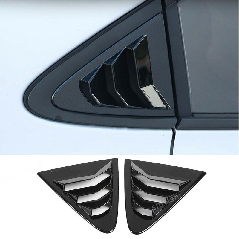for Toyota Corolla 19 Carbon Fiber Rear Window Grille Shutters ...