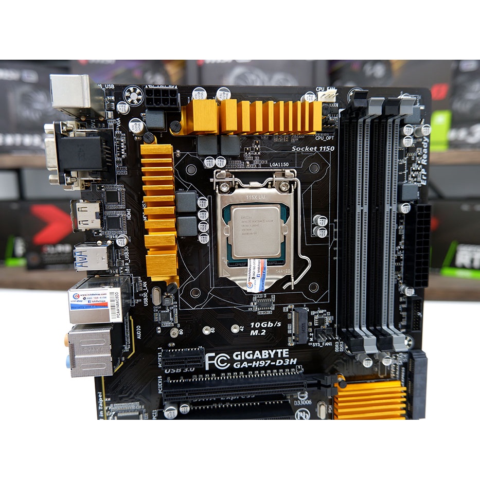 ชุดซีพียูพร้อมเมนบอร์ด CPU: Intel Pentium G3240 3.1GHz + MB: Gigabyte ...