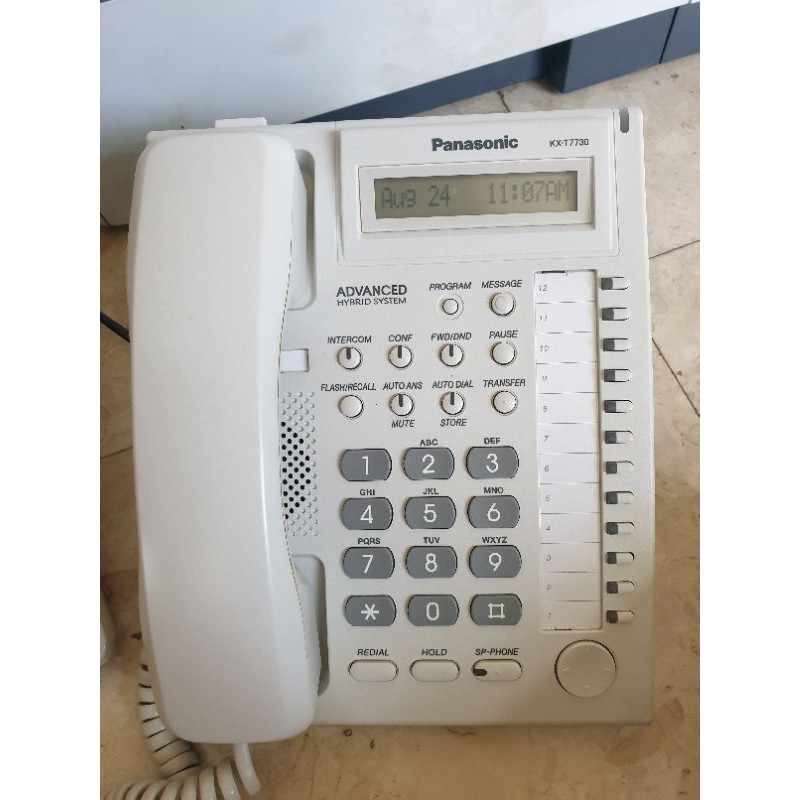 เครื่องโทรศัพท์แบบอนาล็อคคีย์ Analog Key Panasonic รุ่น KX-T7730 มือสอง ...