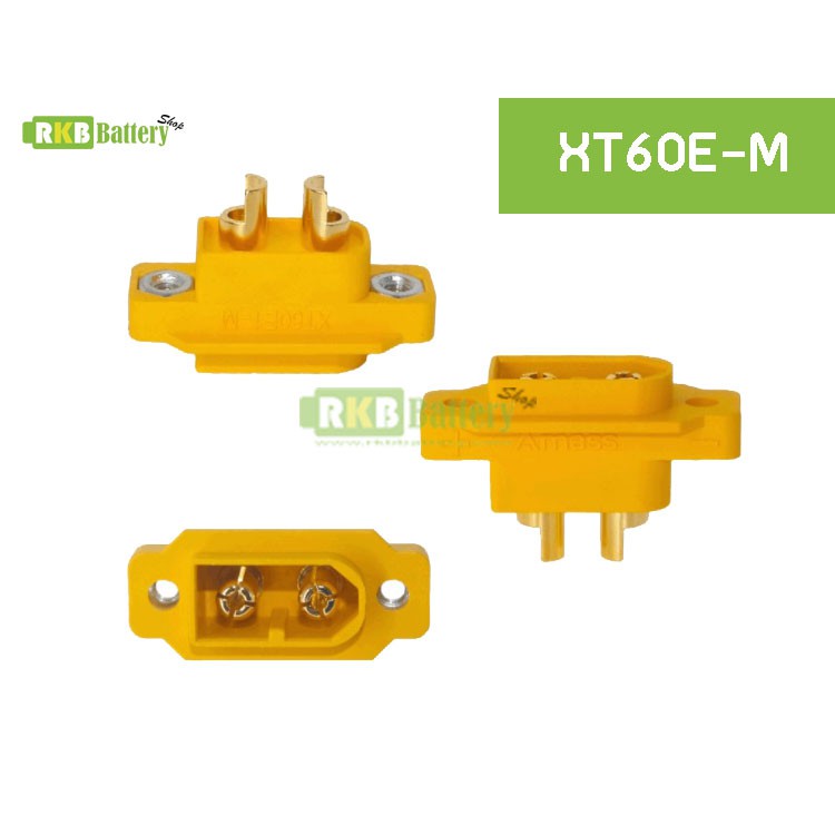 [พร้อมส่ง] ขั้วต่อแบต AMASS XT60E-M ขั้วแบตเตอรี่ RC ปลั๊กเสียบ ปลั๊ก ...