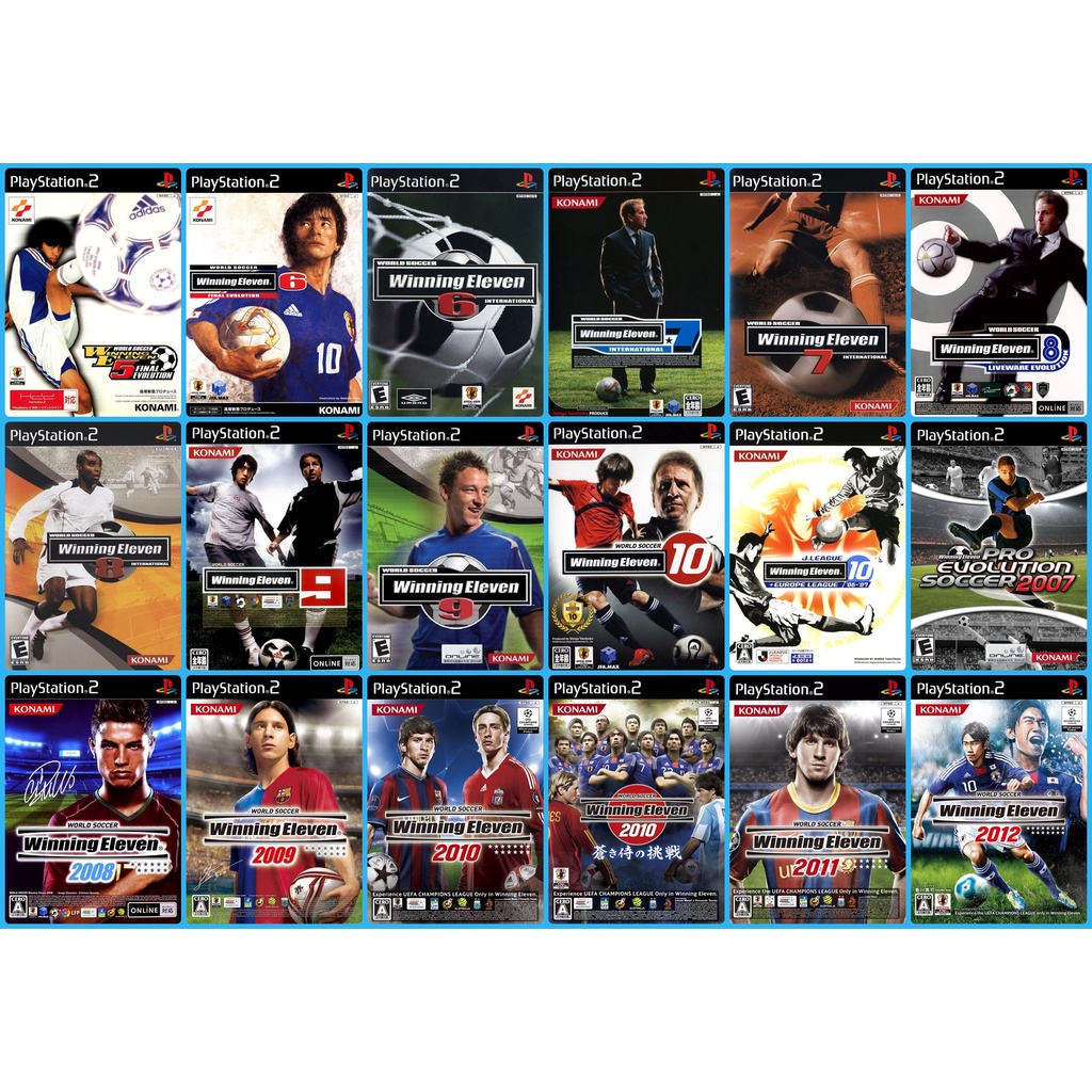 winning eleven ALL 5-10-2007-2012 PS2 รวมวินนิ่ง เพล2 Playstation 2 ...