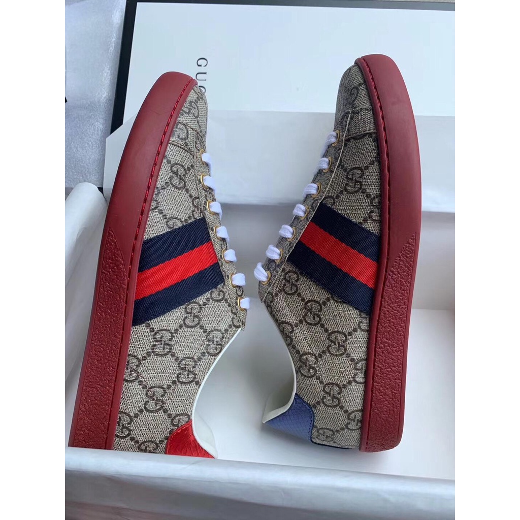 2021 new hot shoes ☏♦∈100% ของ แท้ Genuine GUCCI Men's Casual shoes ...