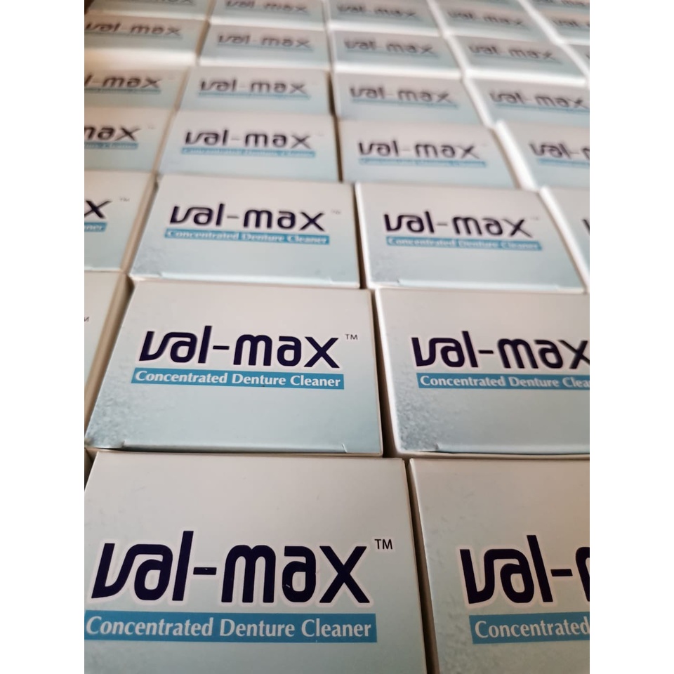 Val-Max Concentrated Denture Cleaner 20 weeks box q1bf | Shopee Thailand