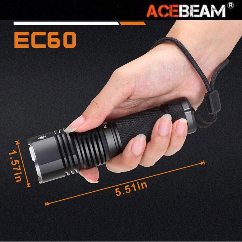 ACEBEAM EC60 2000LMS 90800CD 603M - emergencygearbackpack - ThaiPick