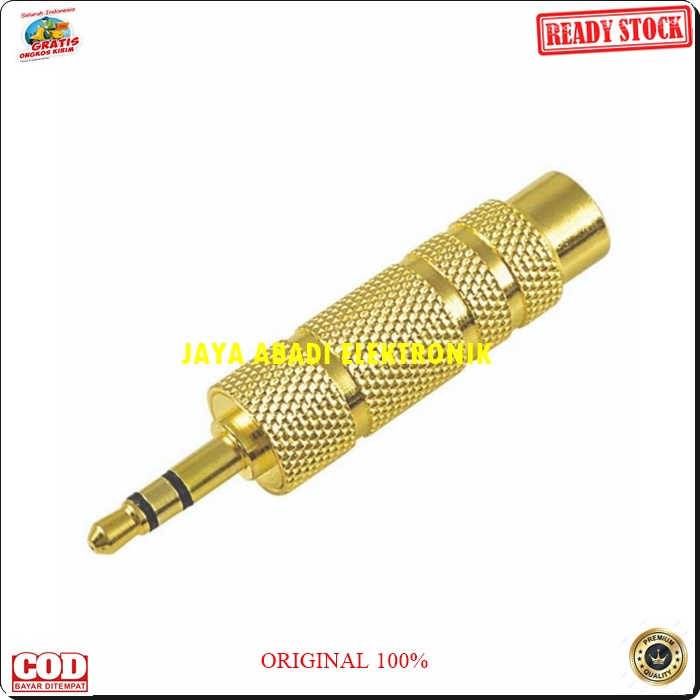Original JACK 3.5MM 6.5MM COWO JEK AKAI AKAY CEWE MIC ADAPTER MIC ...