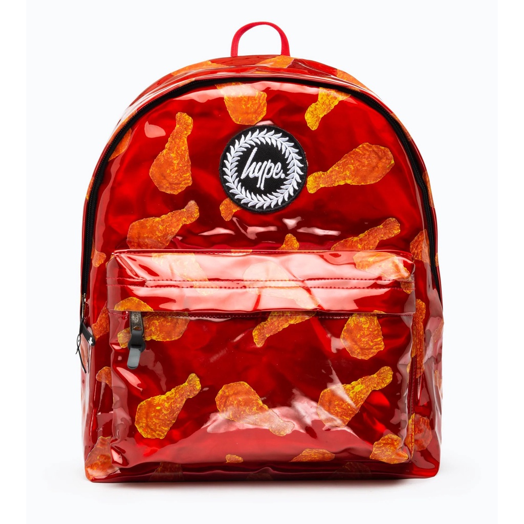 HYPE X KFC RED HOLOGRAPHIC BACKPACK | Shopee Thailand