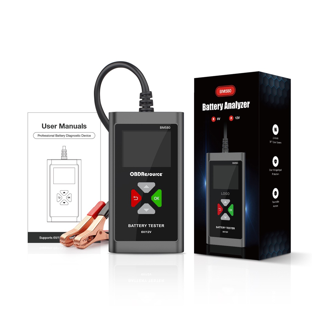Automotive Battery Tester BM580 12V 6V 100-2000CCA Car Circut Tester ...
