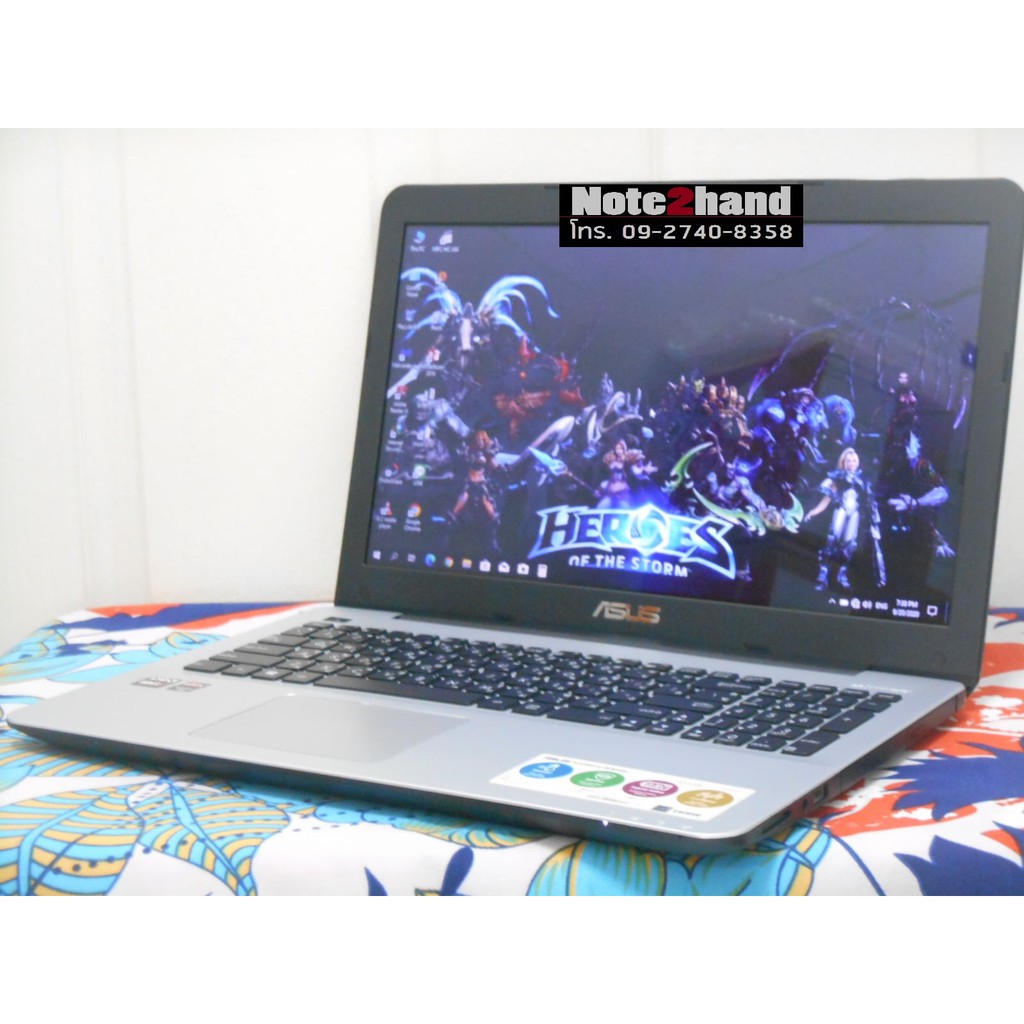 โน๊ตบุ๊คมือสอง ASUS CPU AMD A9-9410 (2.90 GHz-3.50 GHz) จอ15.6”HD แรม4 ...