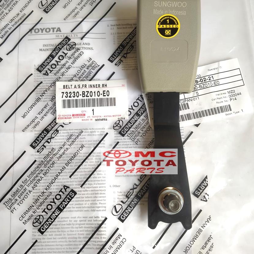 Avanza Xenia ปลั๊กเสียบเข็มขัดนิรภัย ด้านซ้าย และขวา -BZ010-BZ010-E0 ...