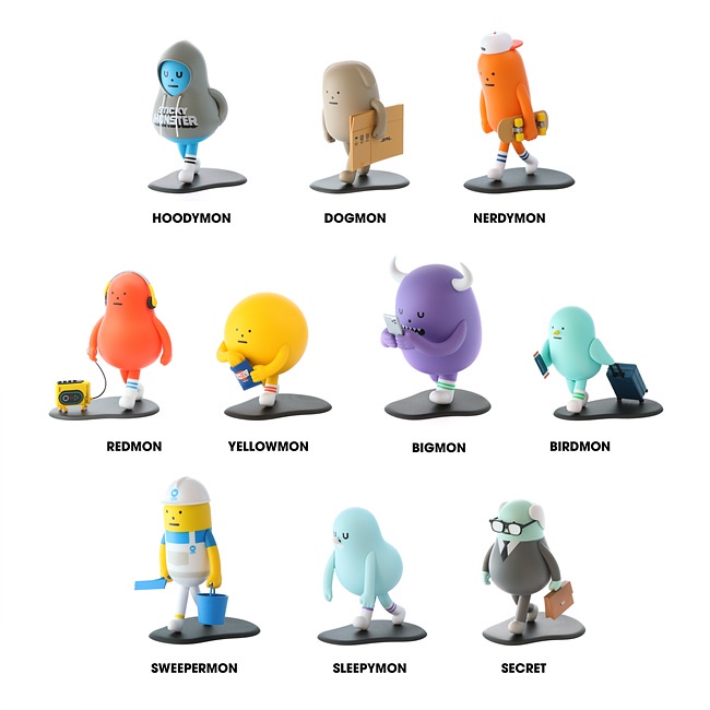 พร้อมส่ง ระบุตัว Sticky Monster Lab SML Mini-Figure Blind Box Vol 1 ...