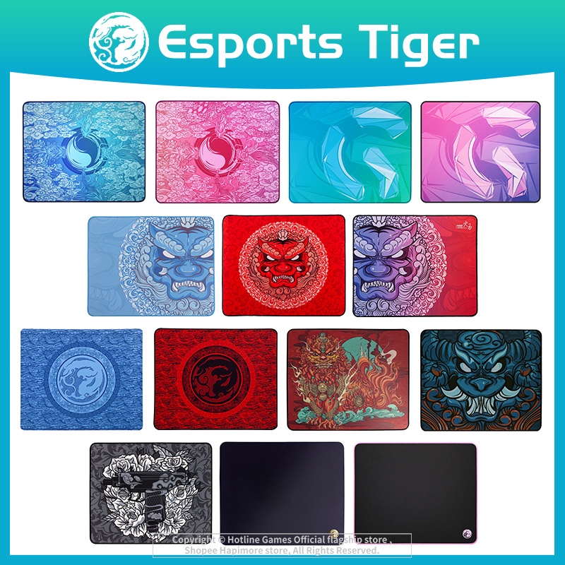 Esports Tiger Gaming Mouse Pad Smooth Flexible For Professional Gamer ...
