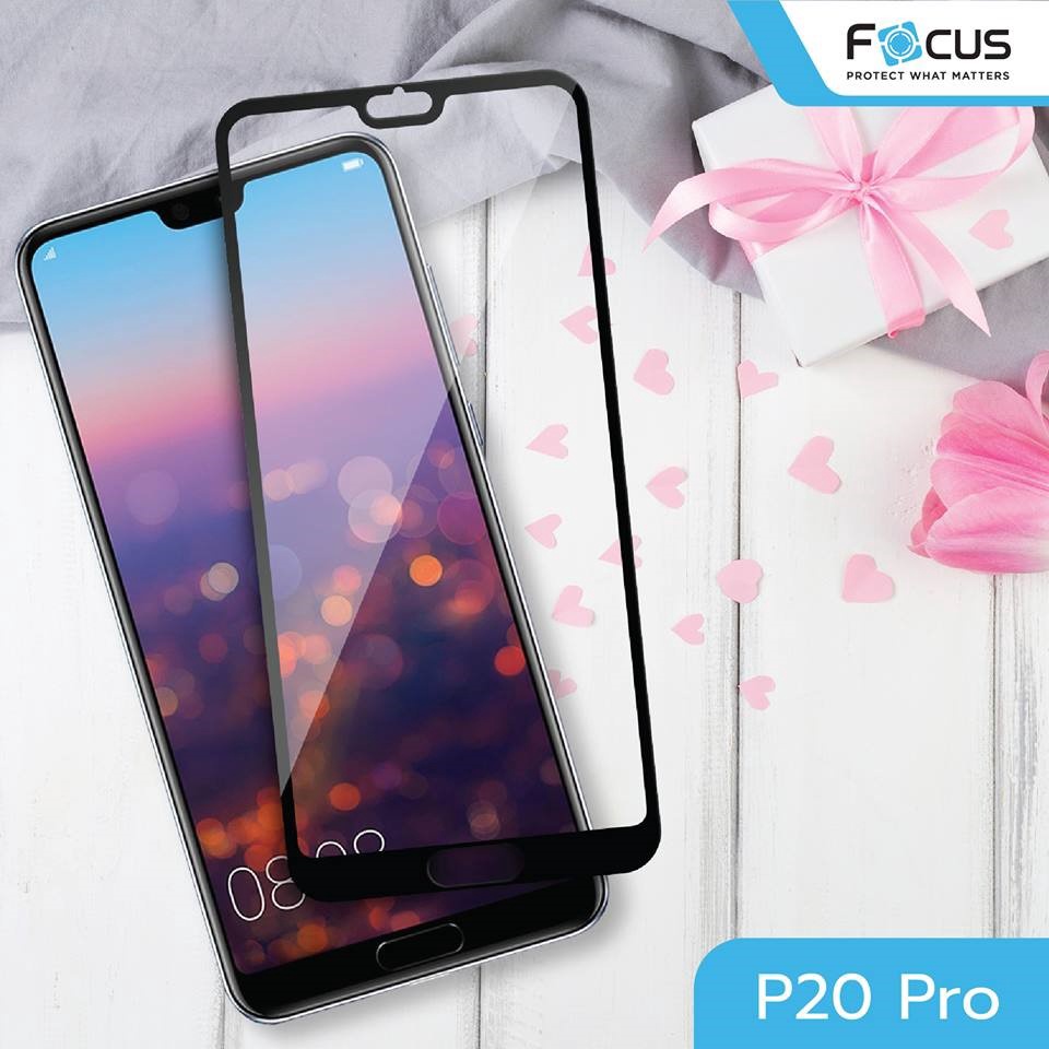 iluFocus ฟิล์มกระจกเต็มจอ ใส Huawei P40 Nova7 Nova3i Nova5T Y9 2019 Y9 Prime 2019 P30 และรุ่น ...