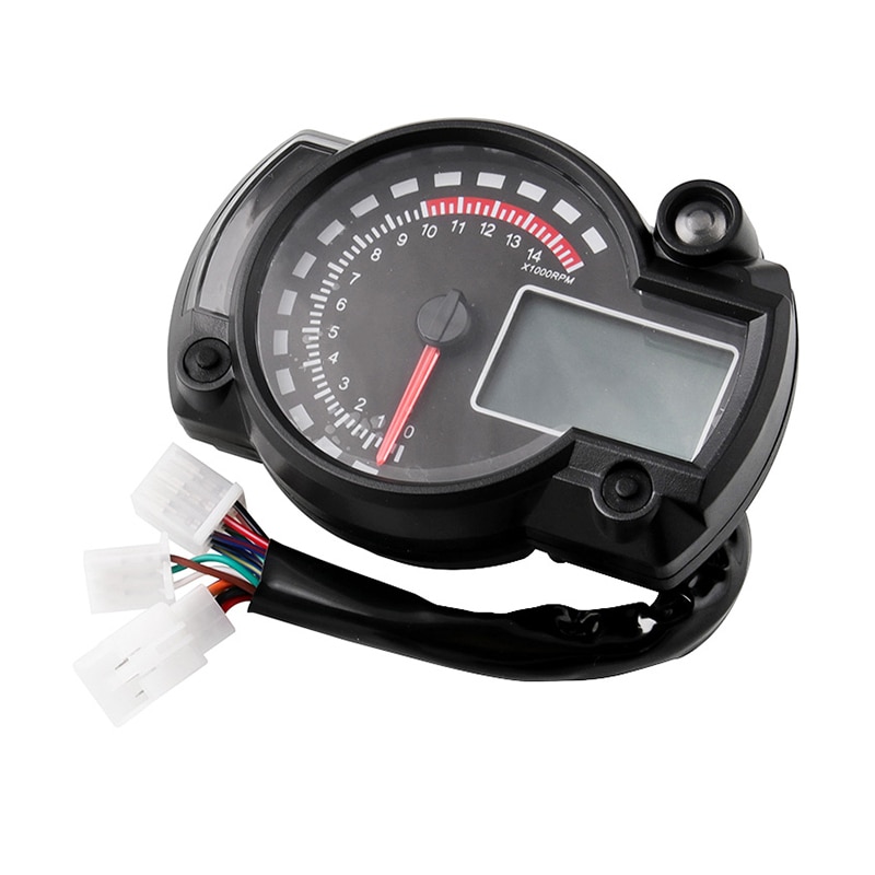 In Stock15000rpm Universal LCD Digit Motorcycle Speedometer Gauge ...