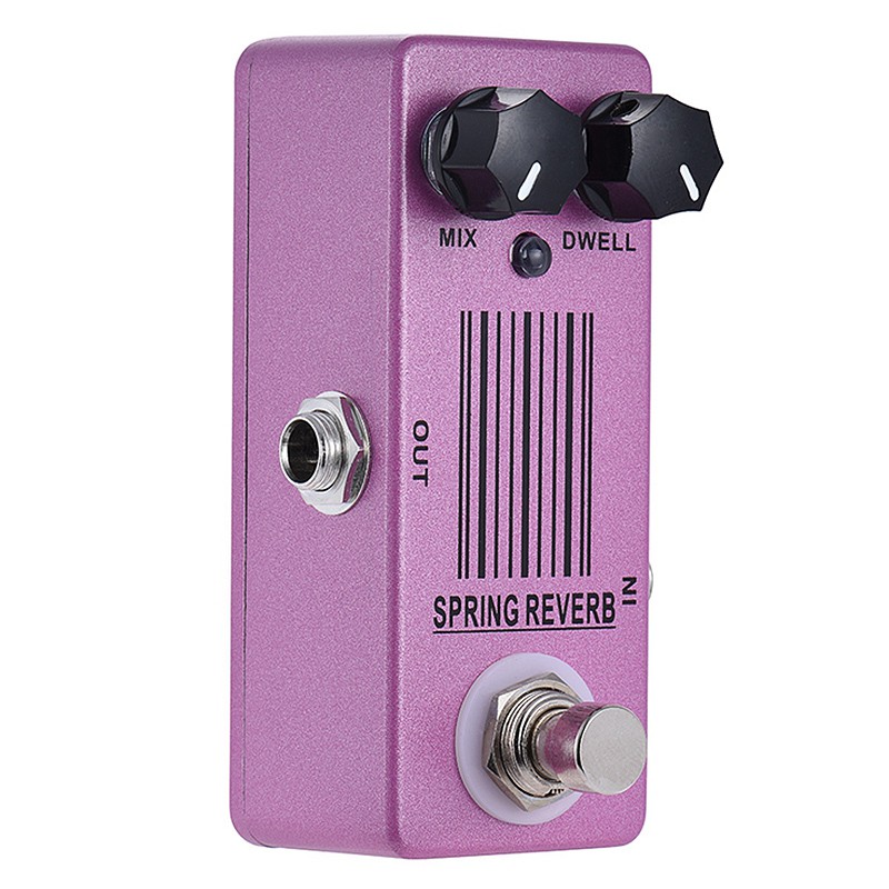 MOSKYAUDIO Spring Reverb Mini Single Guitar Effect Pedal True Bypass ...