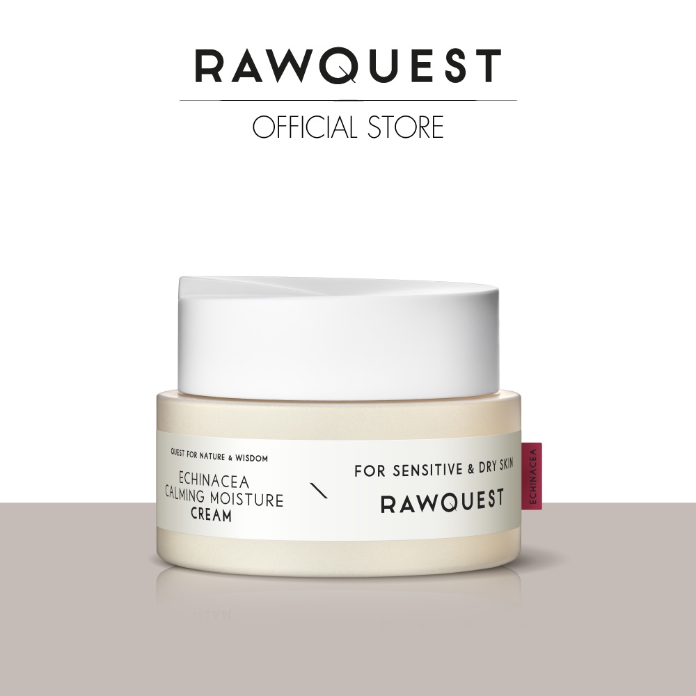 RAWQUEST Echinacea Calming Moisture Cream 50 ml ครีม รอว์เควส เอ็กไคนาเซีย | Shopee Thailand