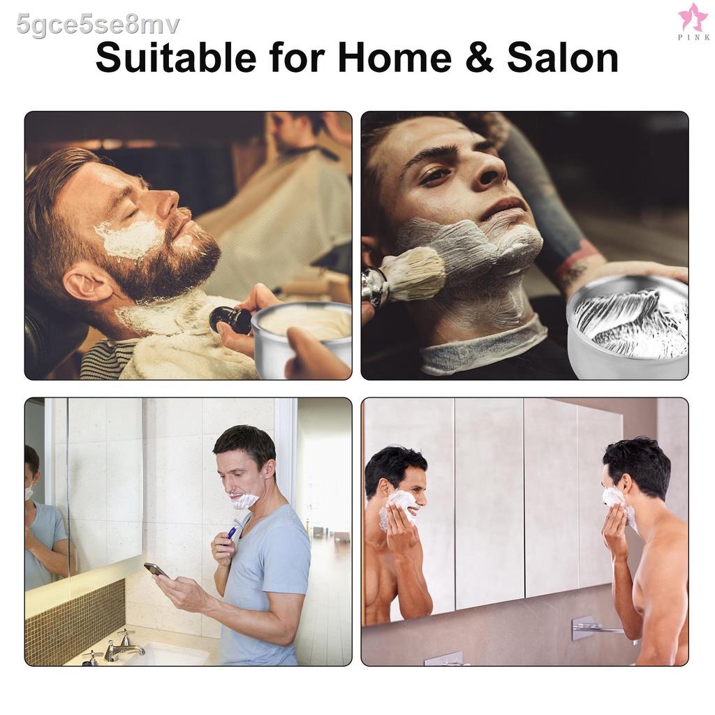 IIK-Stainless Steel Soap Cup Bowl Shaving Mug Bowl Barber Beard Razor ...