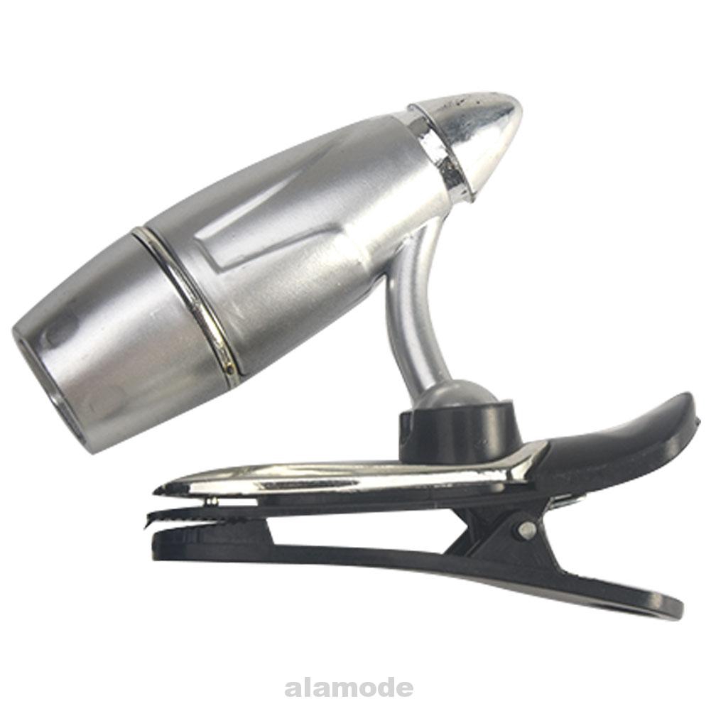 Adjustable Clip-on LED Bright Metal Night Lamp Reading Light Book ...