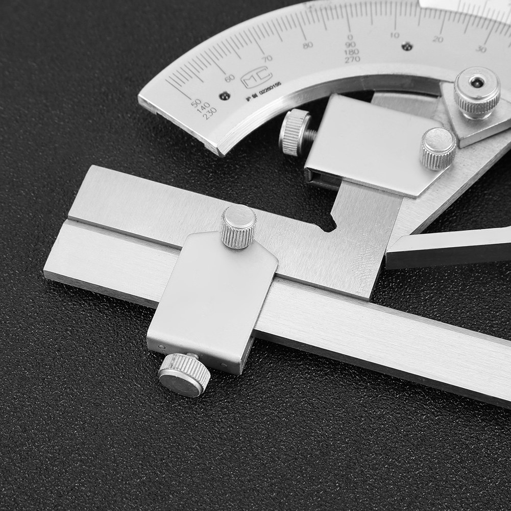 0-320 Precision Universal Bevel Magnifier Vernier Adjustable Protractor ...