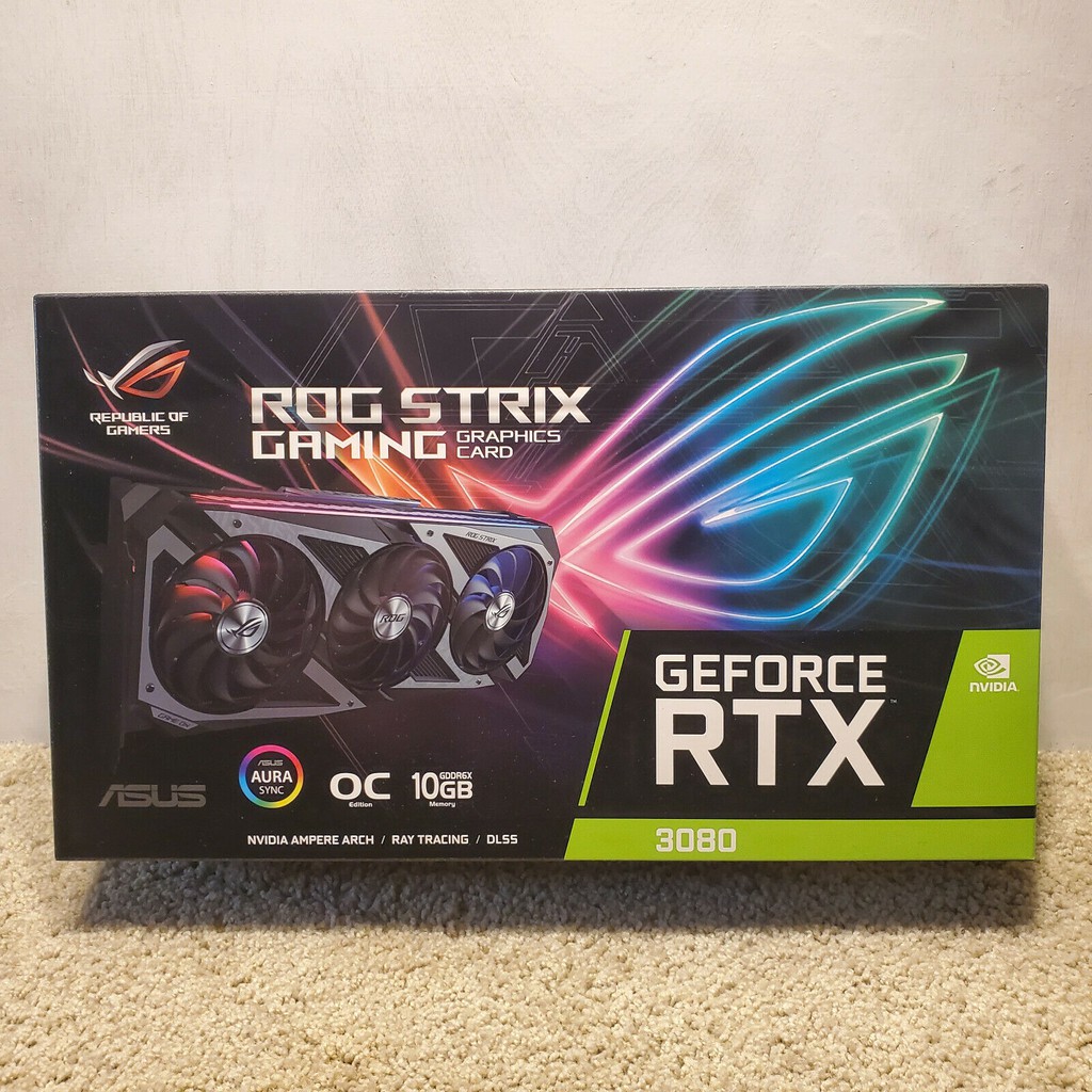 ASUS ROG Strix GeForce RTX 3080 OC 10GB GDDR6X GPU - f92ri2v6m6 - ThaiPick