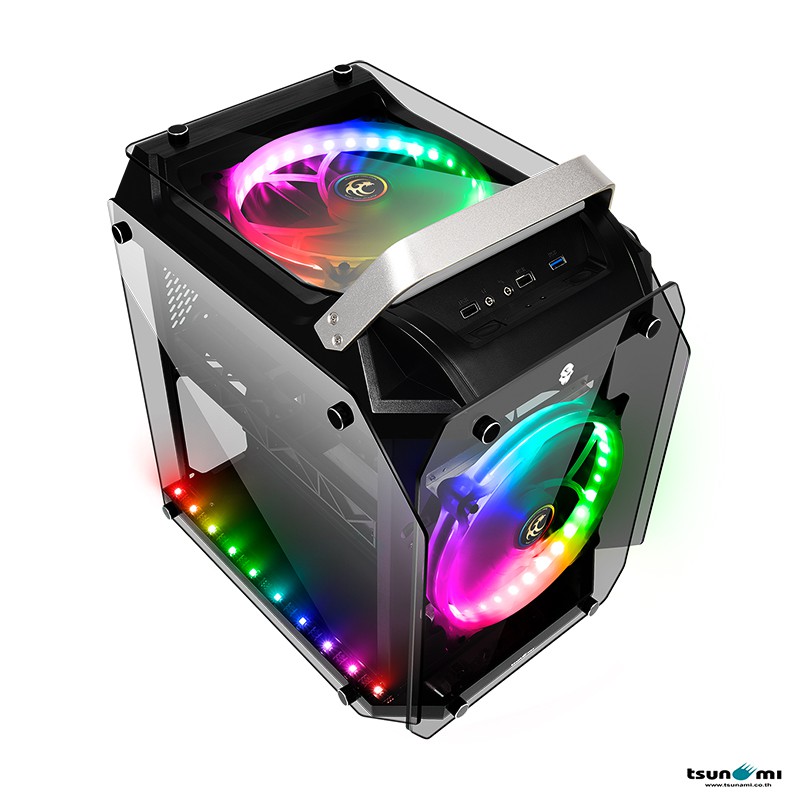 Tsunami ATX Case (NP) Gorilla RGB (Black) - adviceit_officialshop ...
