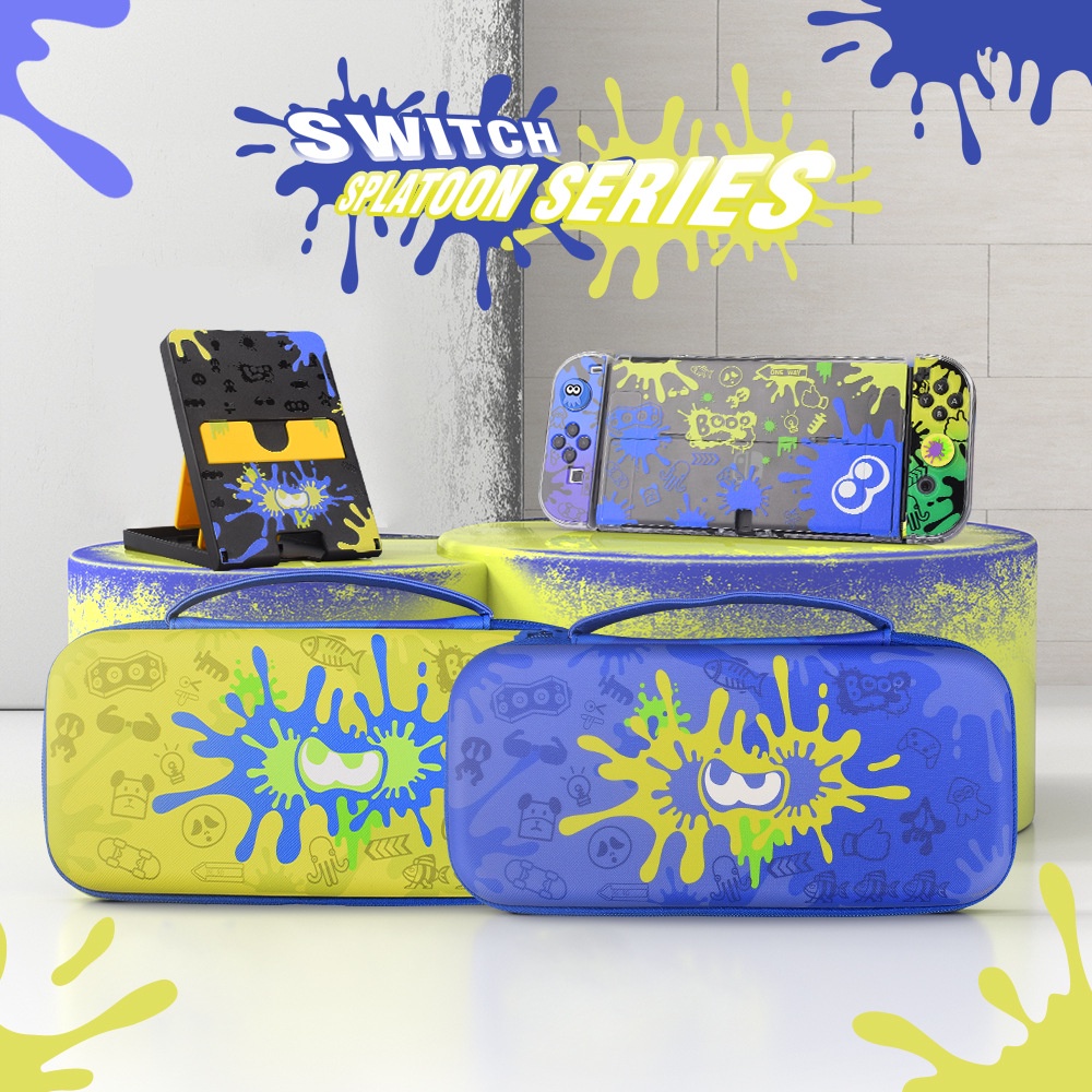 Splatoon 3 Nintendo Switch OLED เคสป้องกัน แบบแข็ง สีใส NS เคสป้องกันโฮ ...