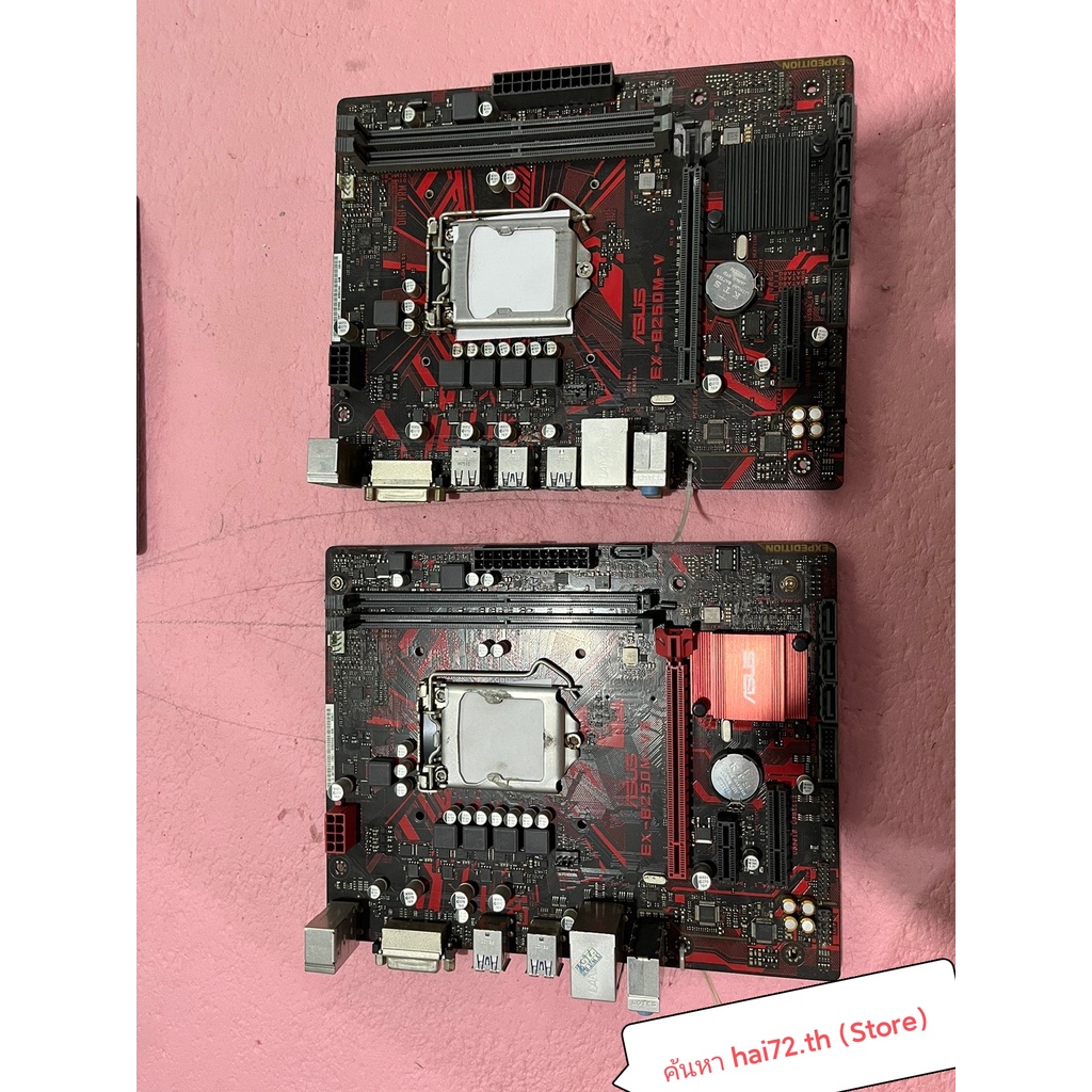 Asus EX-B250M-V 1151- บอร์ดเข็ม ขนาดเล็ก ของแท้ ถอดแยกชิ้นส่วน ฟังก์ชั่นการใช้งานปกติ สีช็อต ...