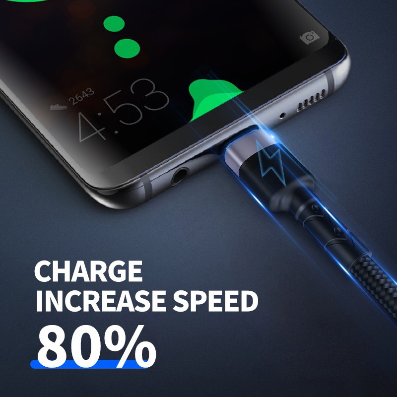 สายชาร์จ type C COD Supportสาย Type C LED แสดงสถานะ 3A การชาร์จอย่างรวดเร็ว 1.2 ม - t ...