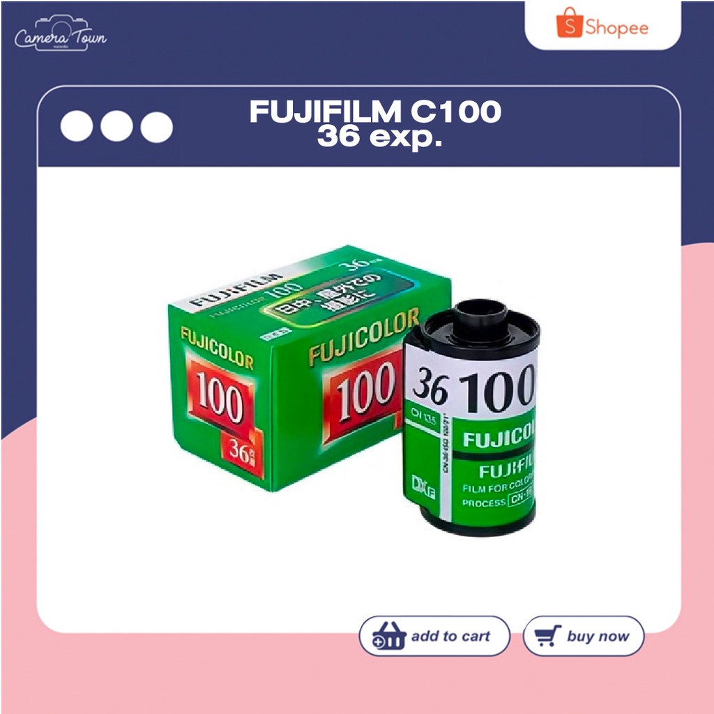 ฟิล์มสี 1 Pack 5 ม้วน FUJIFILM PRO 400H 120 Color Film ฟิล์มถ่ายรูป ...