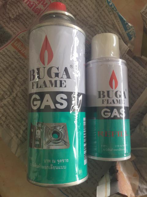 แก๊สกระป๋อง Buga gas สำหรับเติม ไฟแช็ก | Shopee Thailand