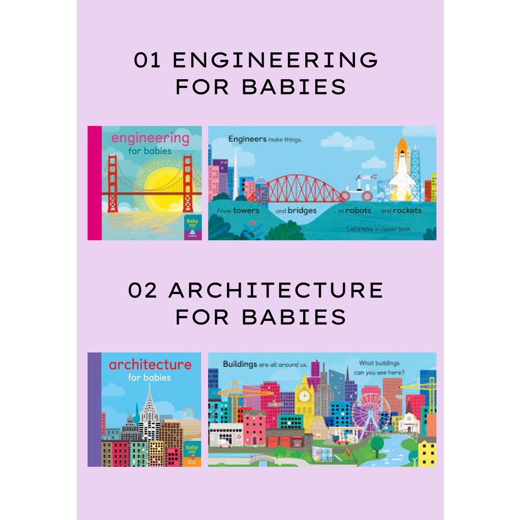 Engineering For Babies / Architecture for Babies | Shopee Thailand