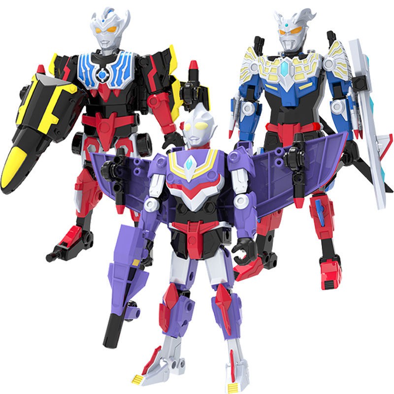 ลูกบาศก์ของรูบิคลูกบาศก์ของเด็ก Ultraman Cube Mecha Deformation Robot ...