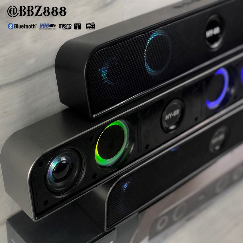 ลำโพงบลูทูธ Sounds bar รุ่น HY-68ลำโพงบลูทูธ ดีไซน์เรียบหรู รุ่น HY-68 ลำโพง Sounds bar มีระบบไฟ ...