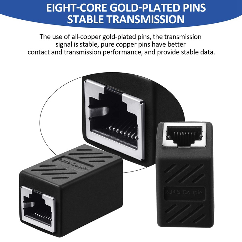Rj45 Coupler, Ethernet Extension อะแดปเตอร์เชื่อมต่อเครือข่ายสําหรับ ...