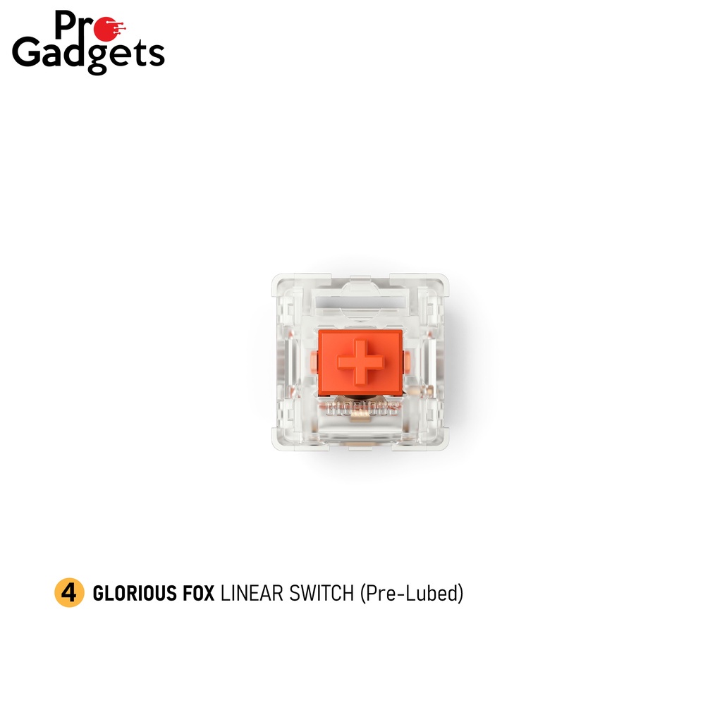 Glorious GMMK PRO BLACK SLATE FOX SWITCH ( เซ็ตคอมโบ คีย์บอร์ดเกมมิ่ง ...