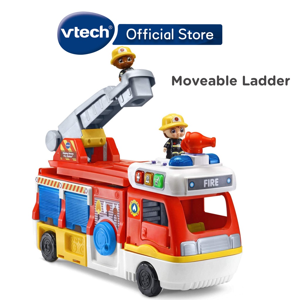 VTech 2 in 1 Big Size Fire Truck Fire Station Helping Heroes Fire ...