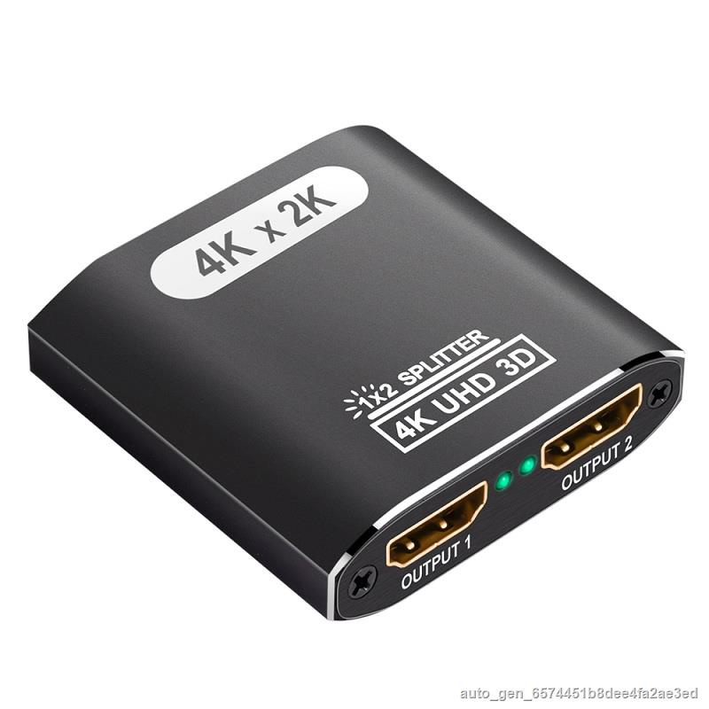 1 In 2 Out Computer Monitor Tv Switch One Drag Two Split Screen Hdmi ...