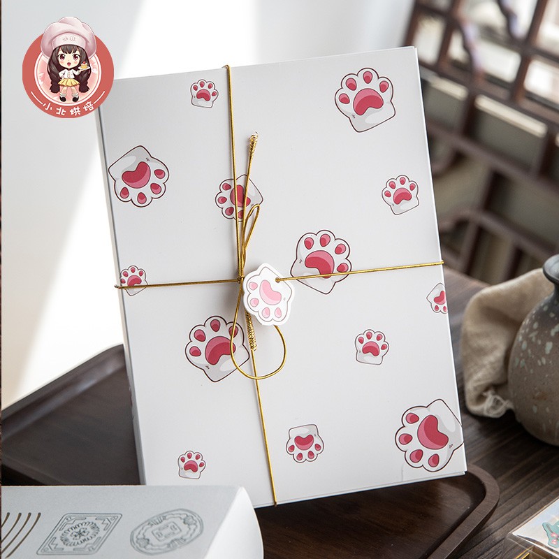 US polyester moon cake box gift box creative handmade nougat biscuit ...
