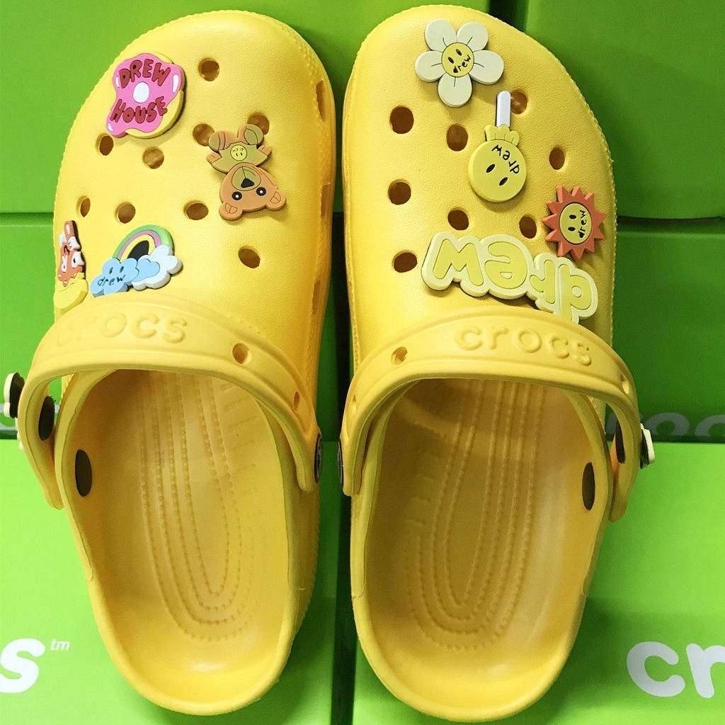 Cro Drew House Crocs purple hole shoes JUSTIN BIEBER WITH DREW รองเท้า ...