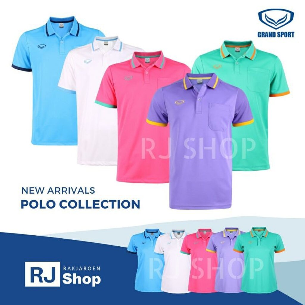 เสื้อโปโล GRAND SPORT (ชายหญิง) - รุ่น ตัดต่อแขน (12-58512-785) - banana.access - ThaiPick