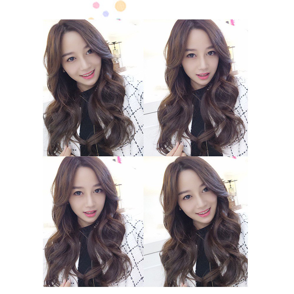 Big Wwave Curly / Straight Hair Extensions three piece set hair piece ...