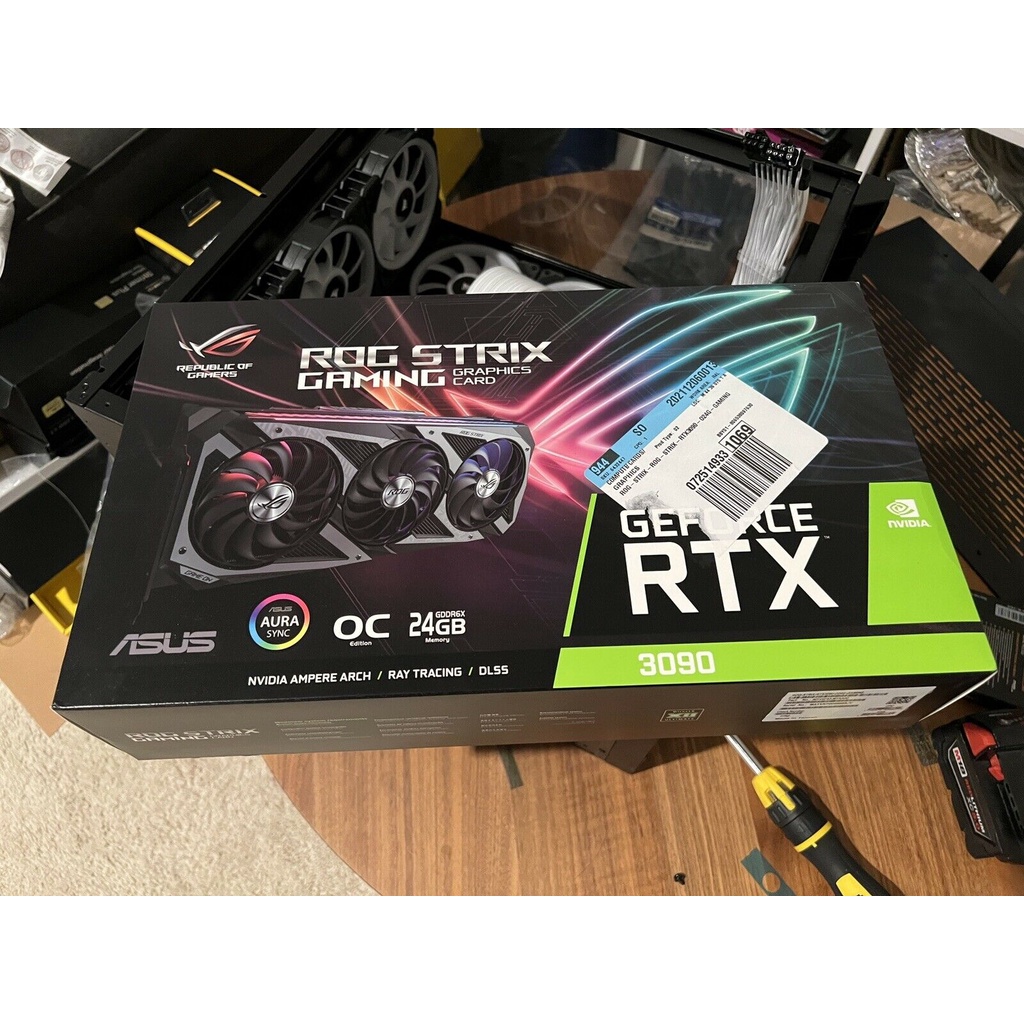 ASUS ROG Strix GeForce RTX 3090 OC 24GB GDDR6X Graphics Card | Shopee ...