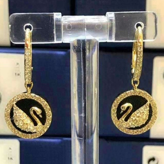 ต่างหู LEATHER SWAN รักต่างหูหงส์สำหรับแฟน5374918สวารอฟส - swarosky.th ...