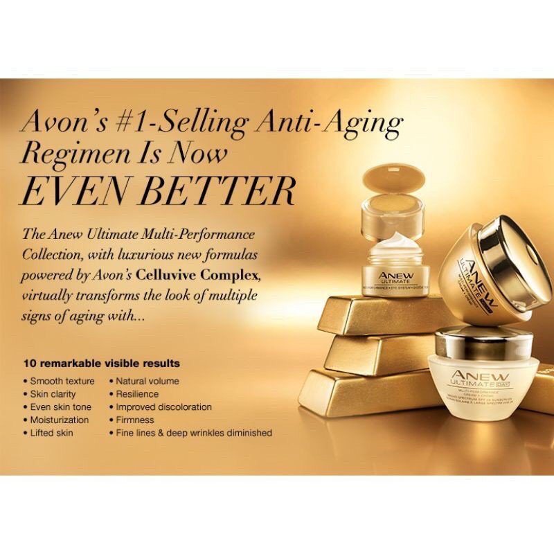 Avon Original Anew Ultimate Skincare Range Cleanser Toner Day and Night ...