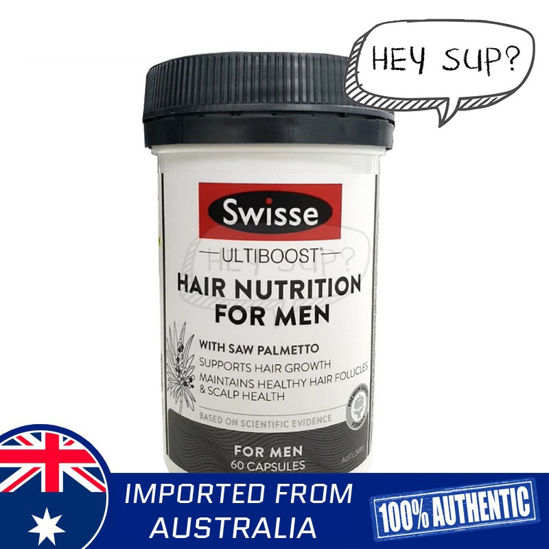 Swisse Ultiboost Hair Nutrition For Men 60 Capsules | Shopee Thailand