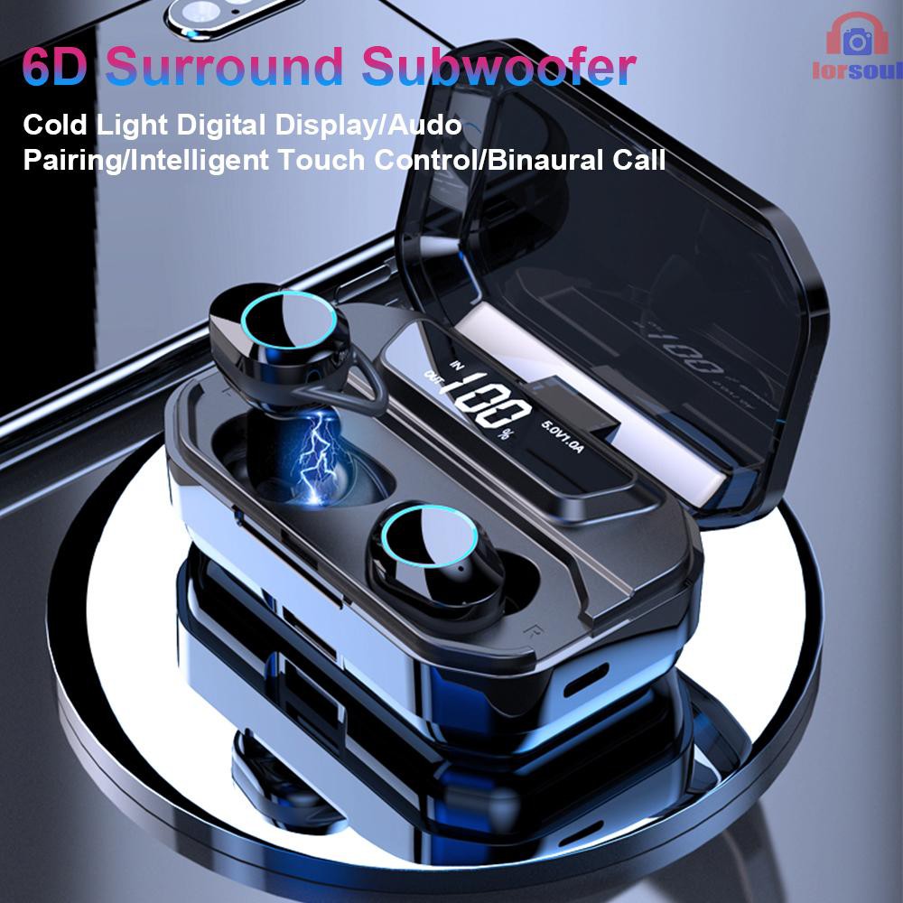 G02 Tws - Wireless Bt 5 . 0 หูฟังสเตอริโอแบบ In - Ear Ipx 6 กันน้ํา ...