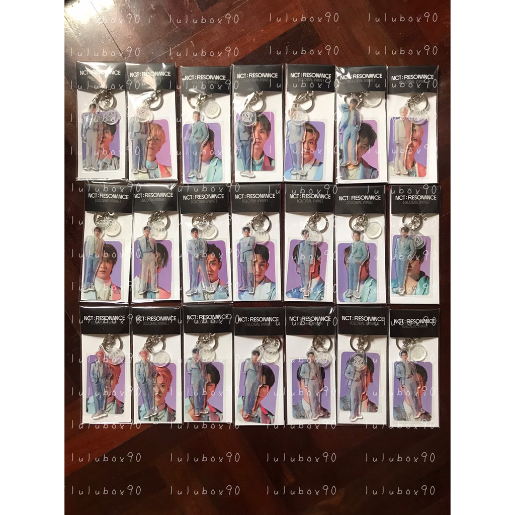 NCT BEYOND LIVE RESONANCE Global Wave ACRYLIC KEYRING PHOTO CARD SET ...
