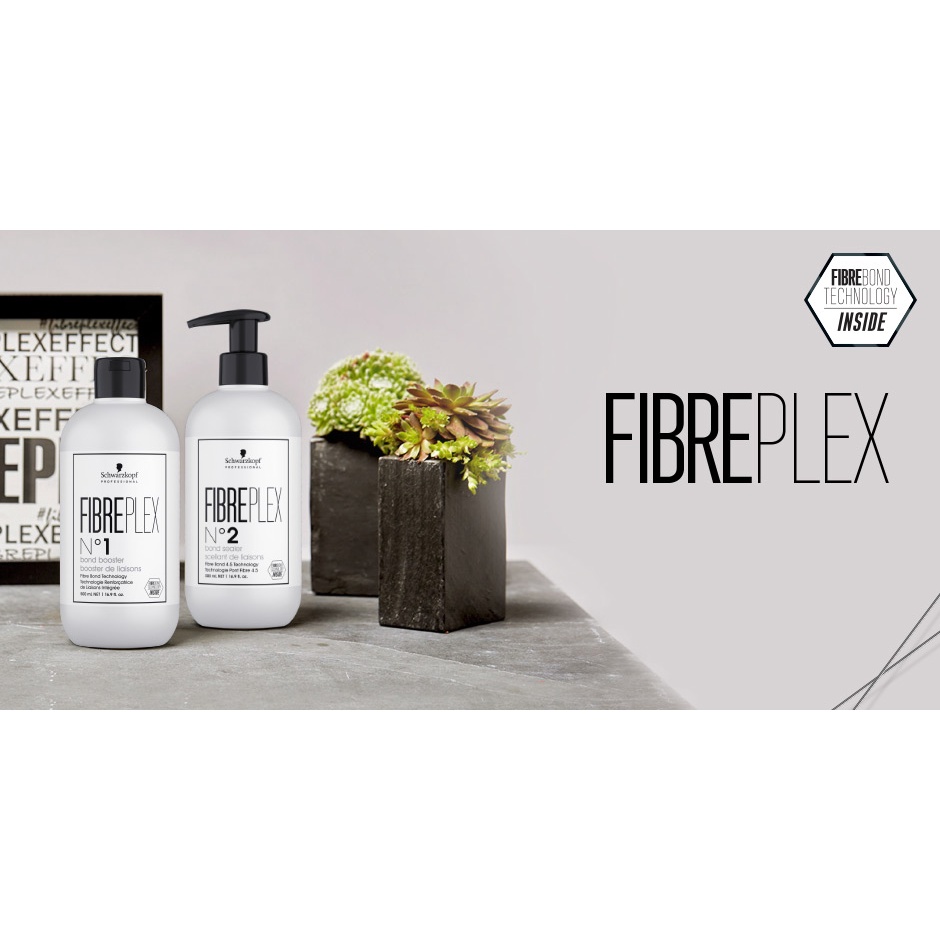 Schwarzkopf Fibreplex No.1 Bond booster 500ml ทรีตเม้นท์ชนิดน้ำสำหรับใส่ในผงฟอก สีย้อมผม เพื่อ ...